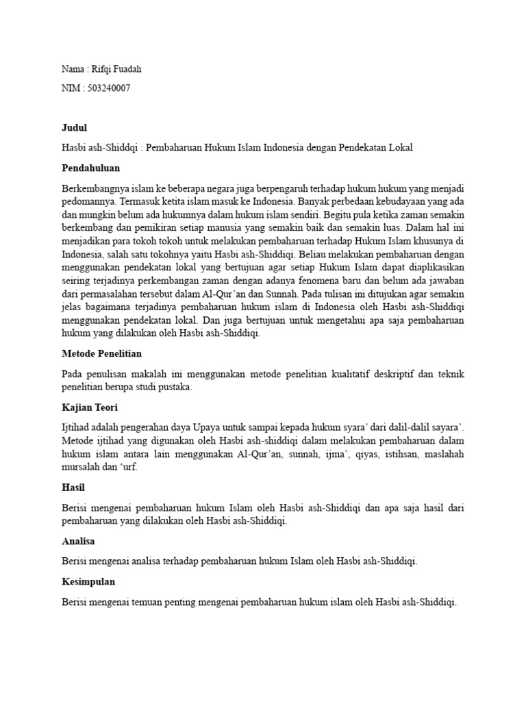 Rifqi Fuadah 503240007 | PDF