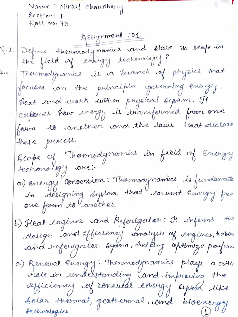 Mechanical - Assignment - 1 | PDF