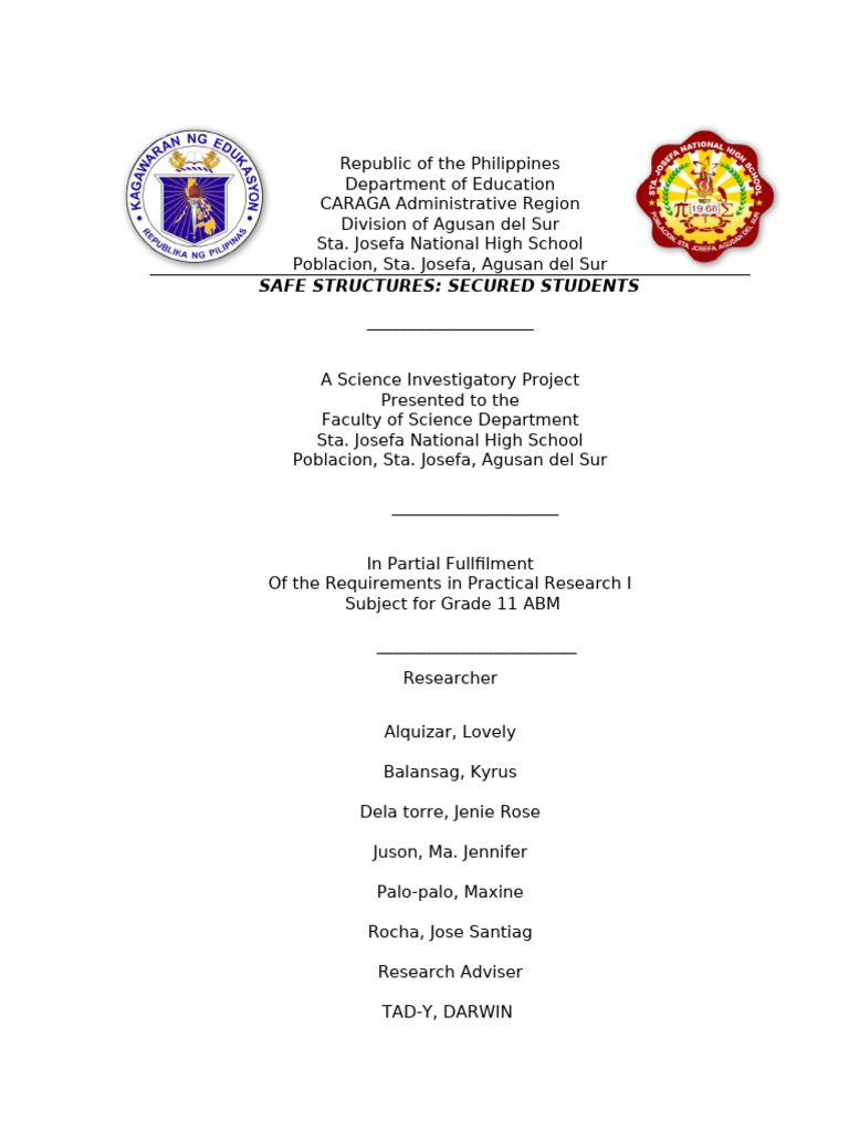 CHAPTER-1-2_SIP-FINAL-STUDY-1 | PDF | Safety | Disaster Risk Reduction