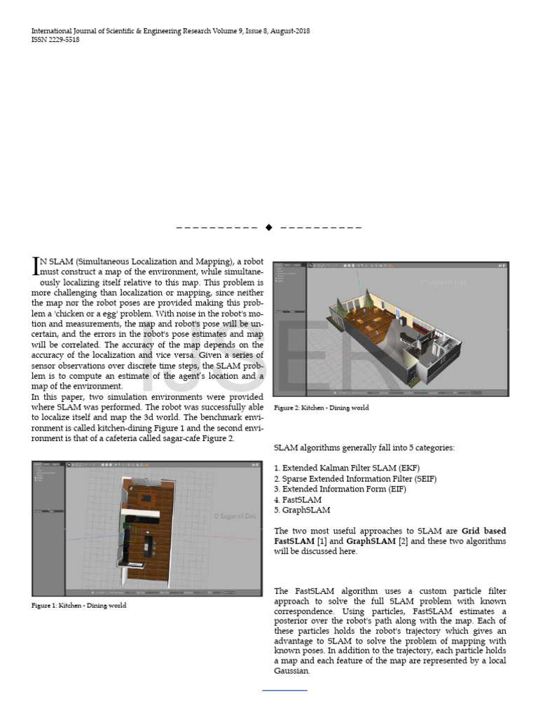 Simultaneous Localization And Mapping Slam Using Rtab Map Pdf Applied Mathematics Robotics