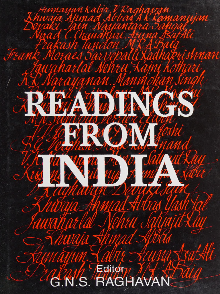 Readings From India - G.N.S. Raghavan | PDF | Ashoka | Vedas