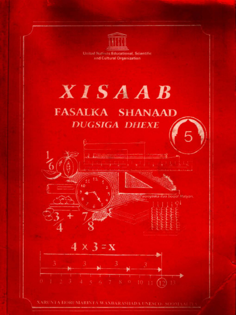 Xisaab - Fasalka Shanaad Dugsiga Dhexe 5 | PDF