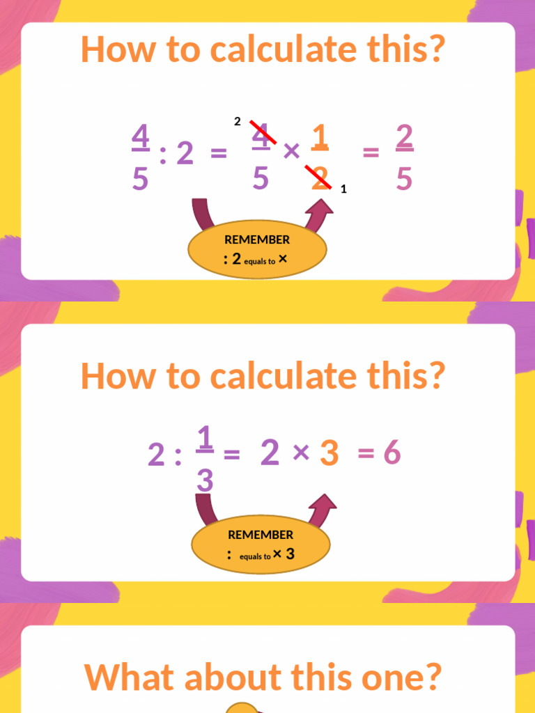 CH 2-4 Dividing Fraction by Fraction | PDF | Home & Garden