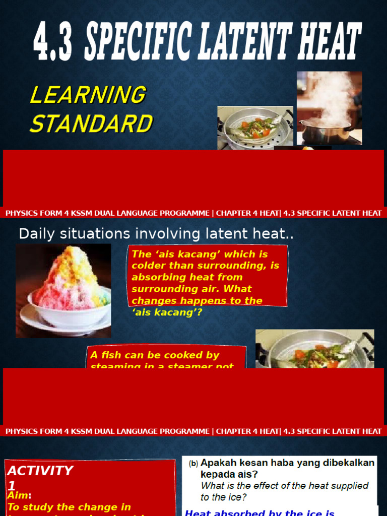 Understanding Specific Latent Heat | PDF | Latent Heat | Heat