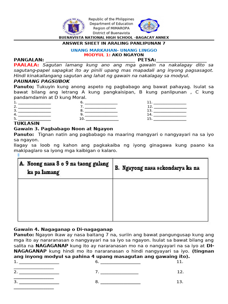 WS - Week 1 Esp | PDF