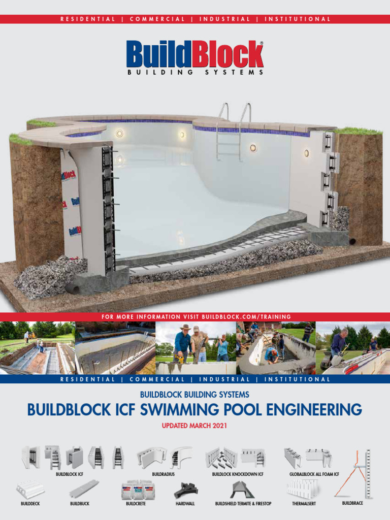 BuildBlock ICF Pool Engineering Guide | PDF | Concrete | Building ...