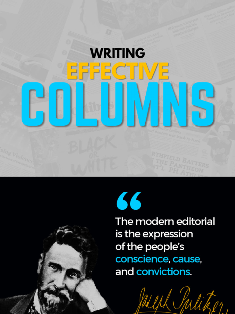 Column Writing | PDF