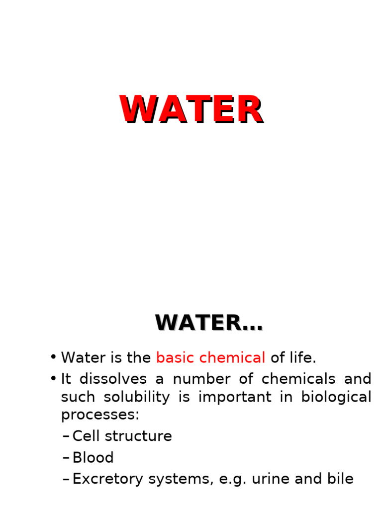 8WATER | PDF | Water | Cell (Biology)