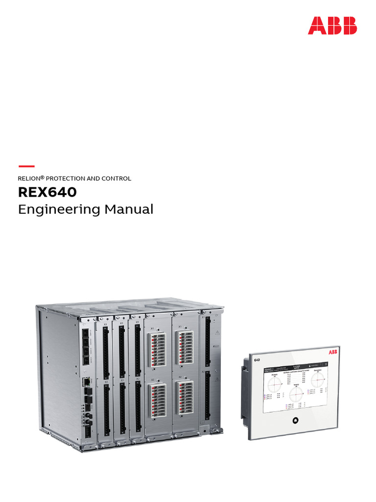 REX640 Engineering Manual Overview | PDF | Electromagnetic ...