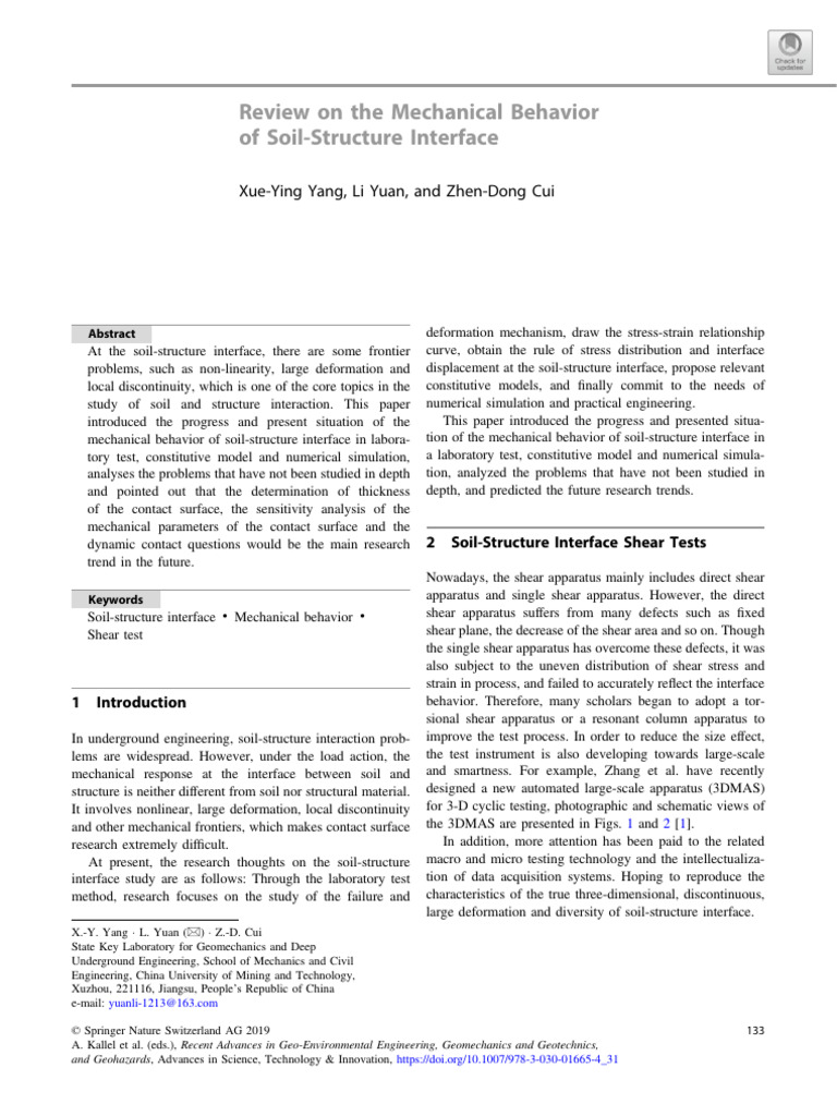 2019-yang-review of SSI | PDF | Constitutive Equation | Deformation ...