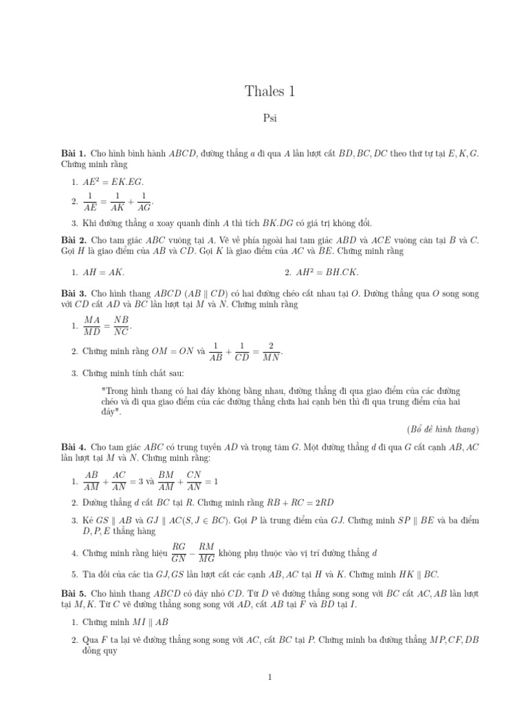 A 8CT Thales 1 | PDF