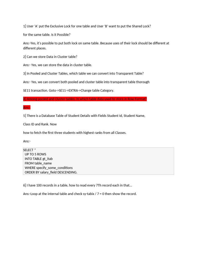 LT DDIC Questions | PDF | Information Technology Management | Computer Science