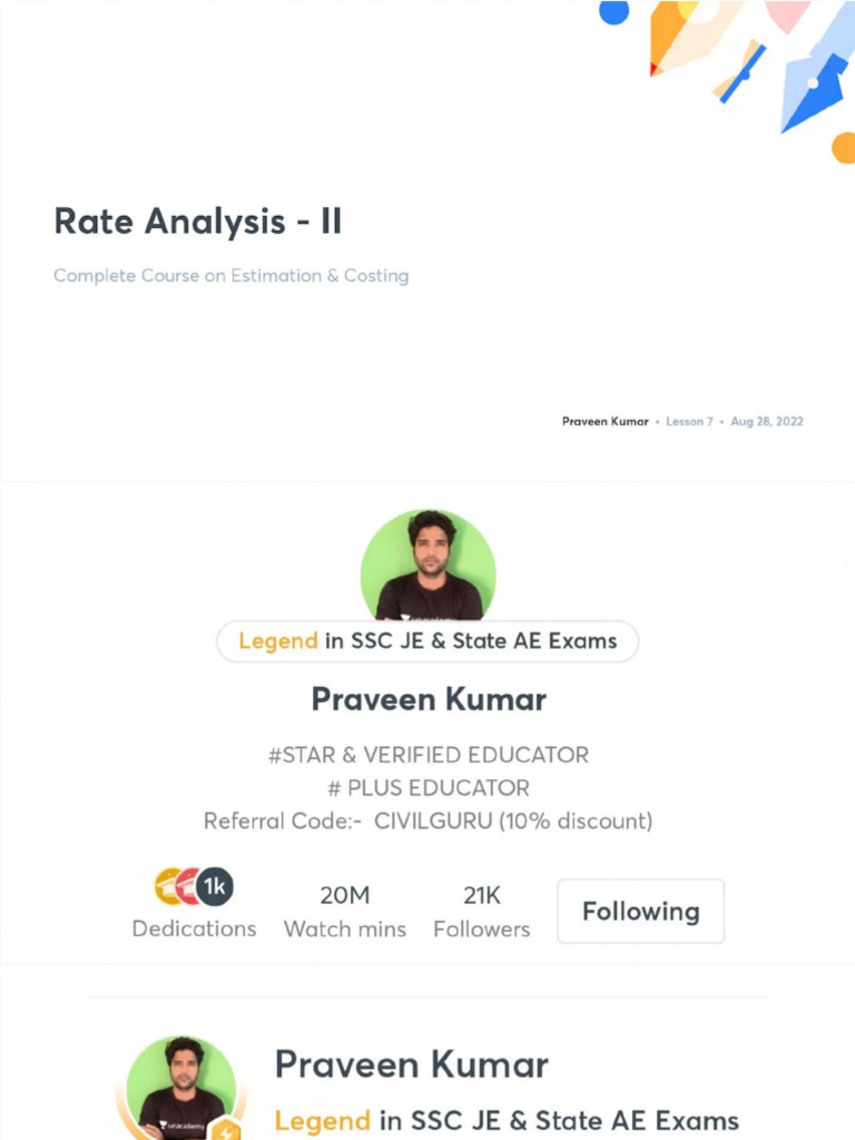 Rate_Analysis__II | PDF