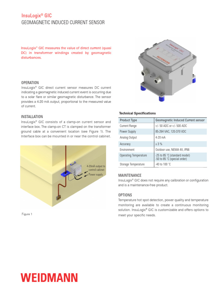 InsuLogix-GIC-DS-1 | PDF | Transformer | Electromagnetic Induction