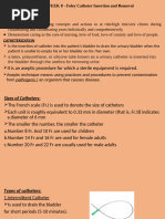 Foley Catheter Insertion Checklist | PDF | Catheter