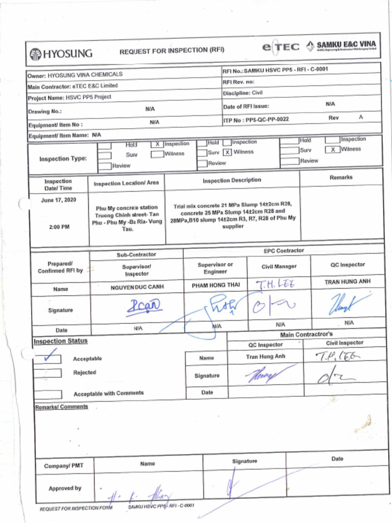 SAMKU-HSVC PP5-RFI-C-0001 | PDF