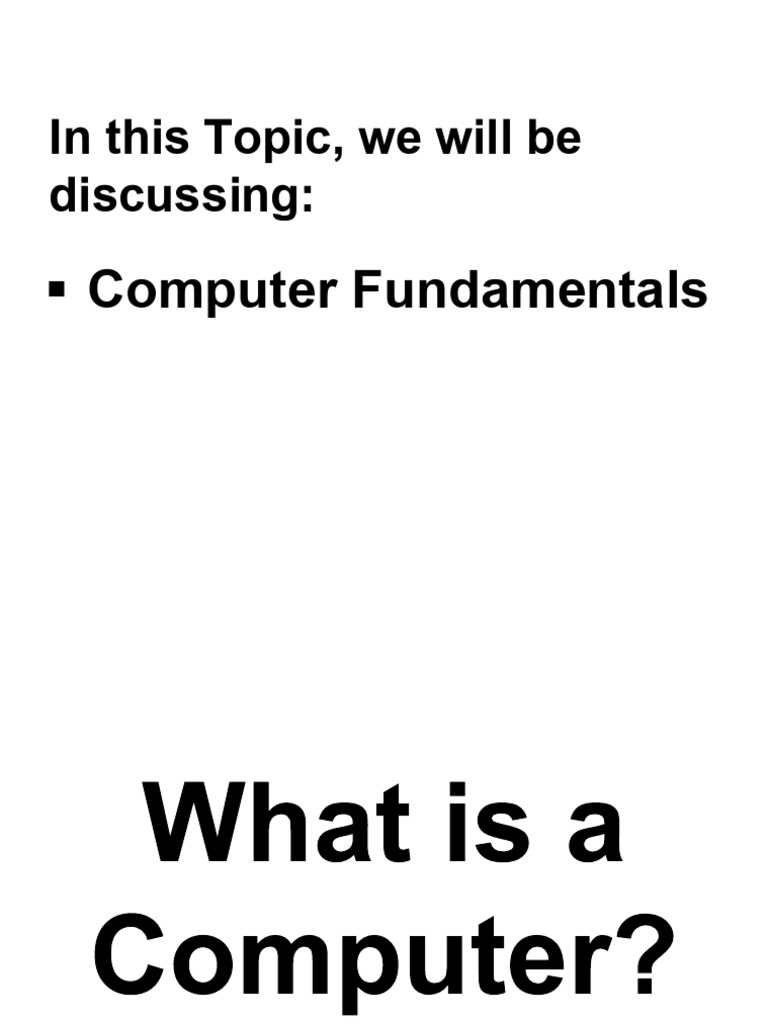 Parts of A Computer (Q1-G7) | PDF | Input/Output | Central Processing Unit