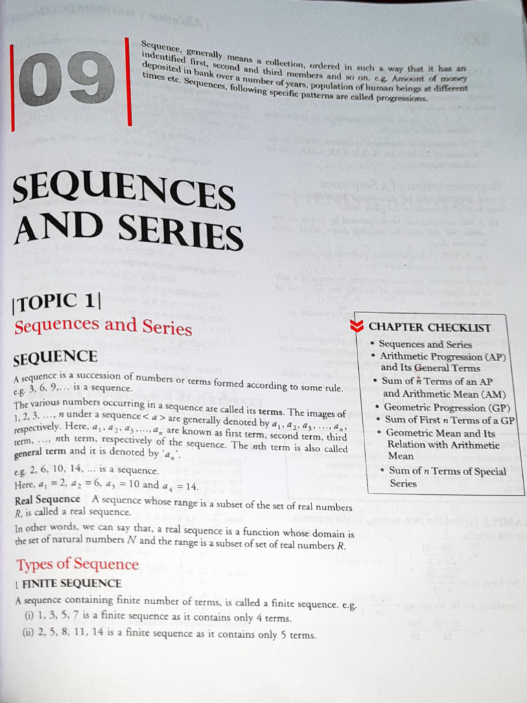 Chap 8 - Sequence and Series | PDF