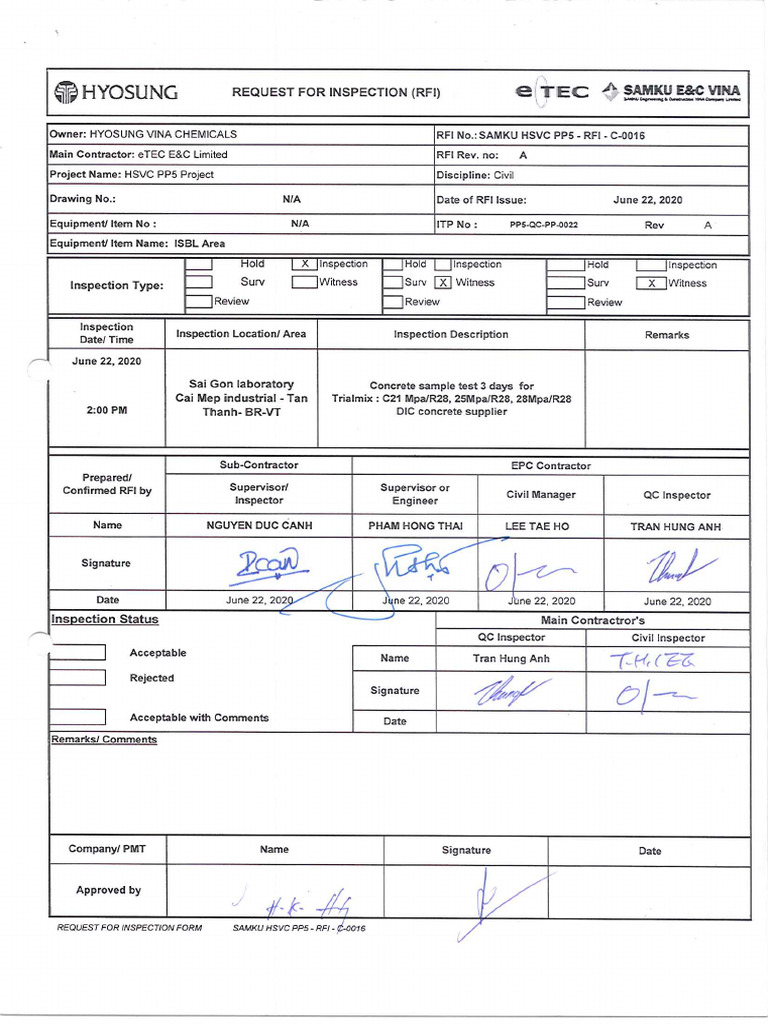 Samku HSVC Pp5 Rfi C 0016 | PDF