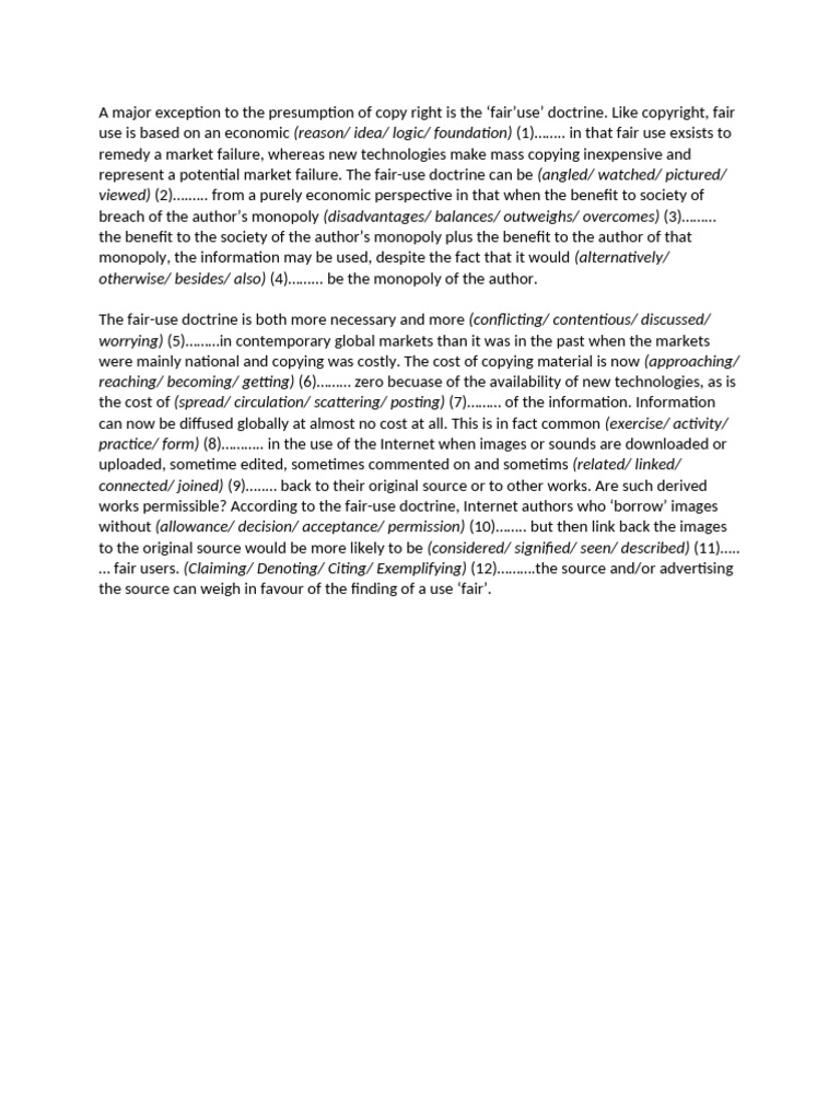 Unit-11-Extra-exercise | PDF | Fair Use