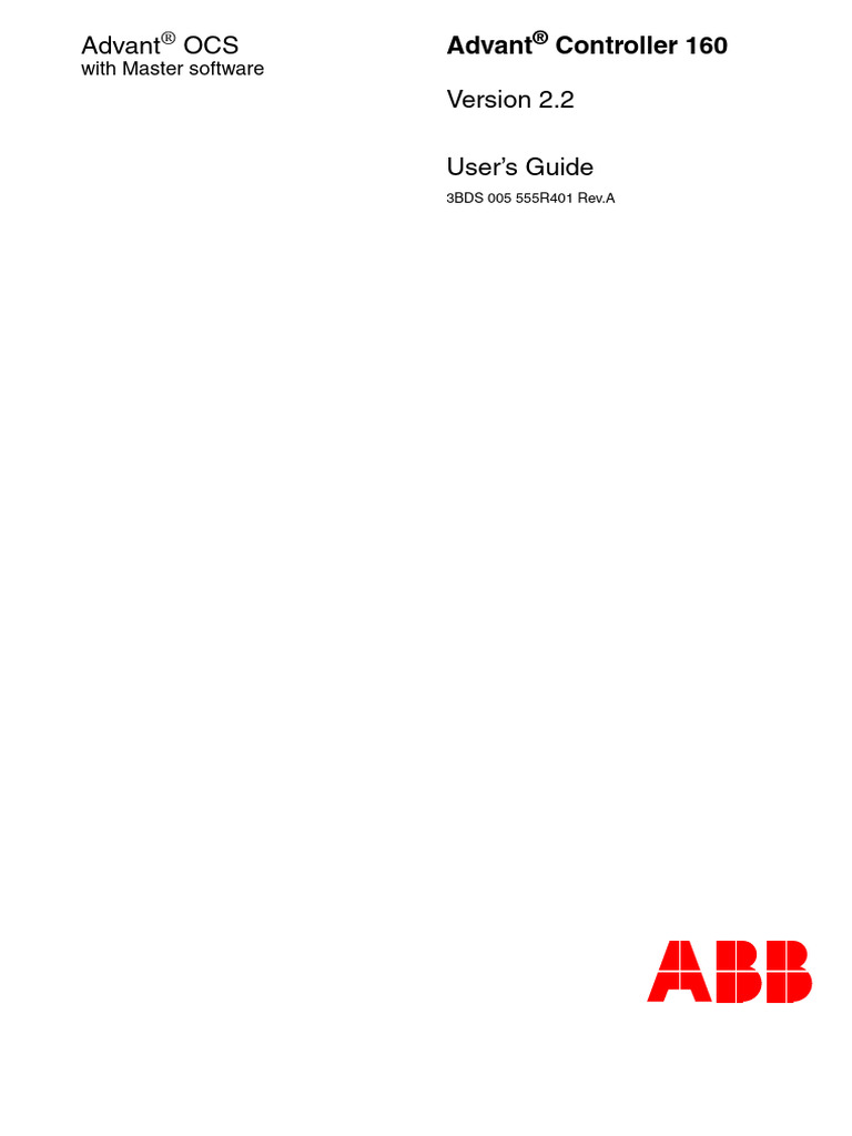 3BDS005555R401A - en - AC160 - V2.2 - User's - Guide | PDF | Central ...