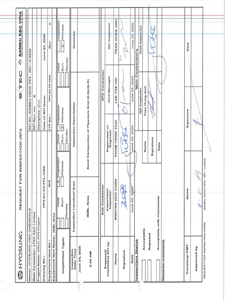 Samku-Hsvc Pp5-Rfi-C-0020 | PDF