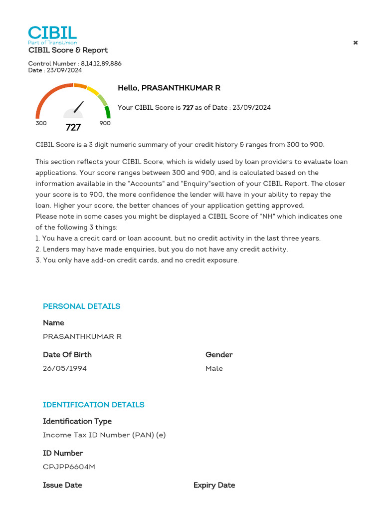 Prashant h | PDF | Credit | Finance & Money Management