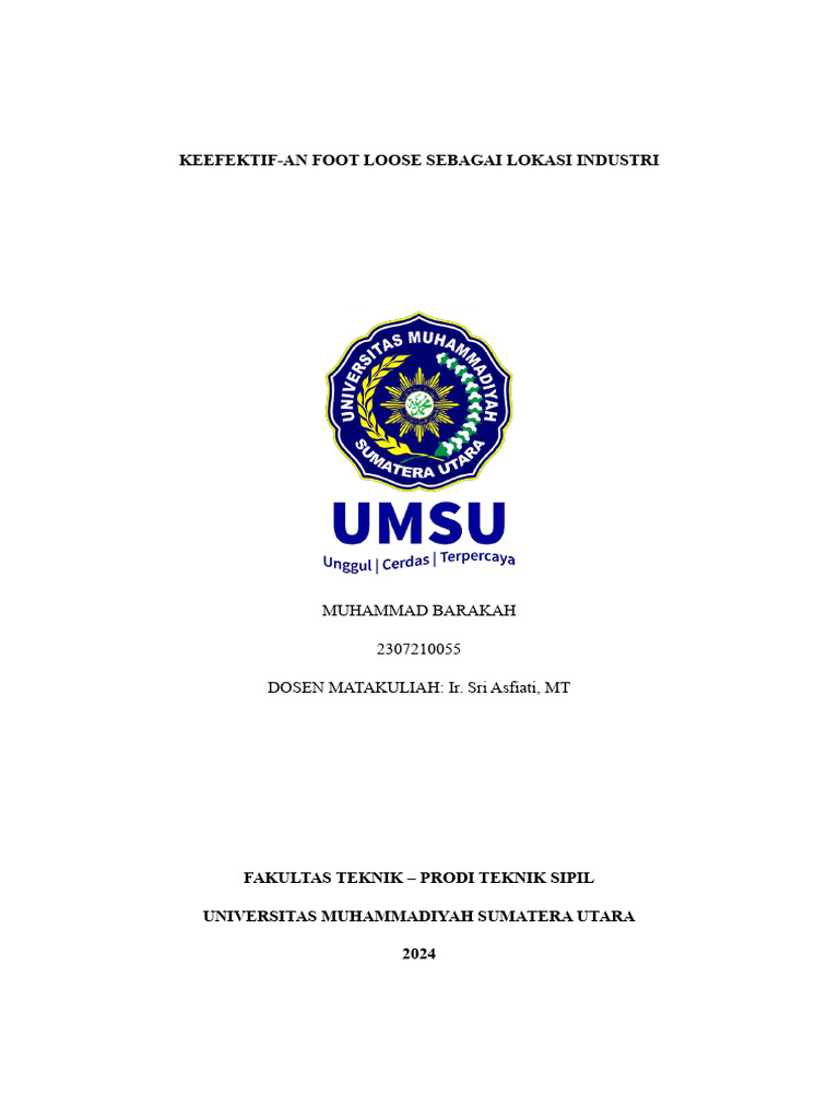 Tgs DSR'' Rek Transp Muhammad Barakah 3b1 | PDF