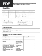 Rehabilitation Protocol For Hamstring Injury Non Operative | PDF | Hip ...