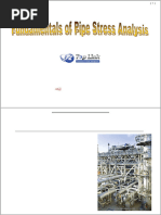 Basic Pipe Stress Analysis Tutorial | PDF | Science & Mathematics