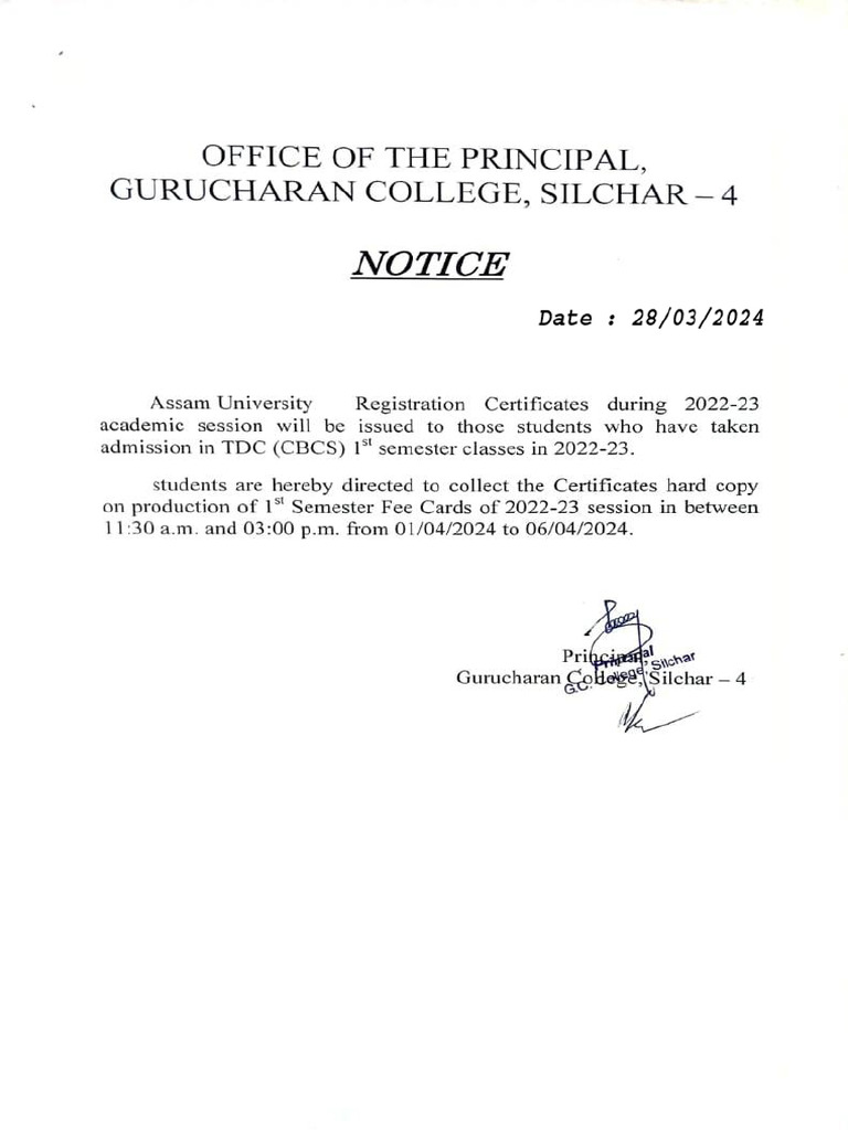 research GCC NOTICE FOR TDC-1 | PDF