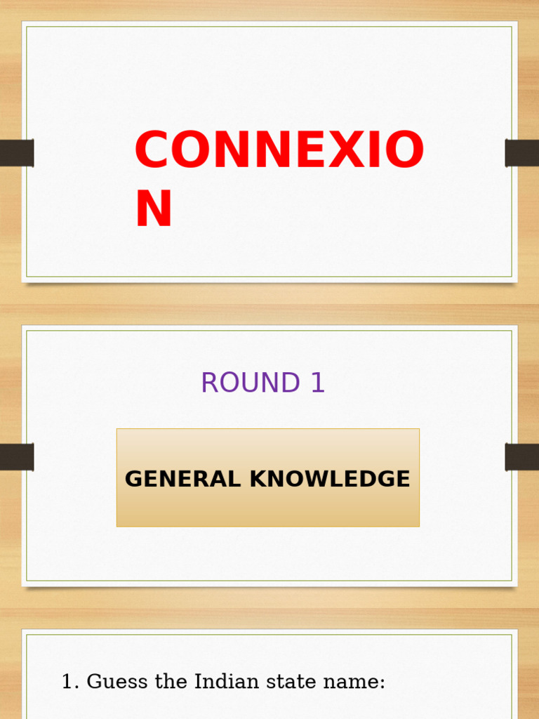 Connexion Competetion | PDF