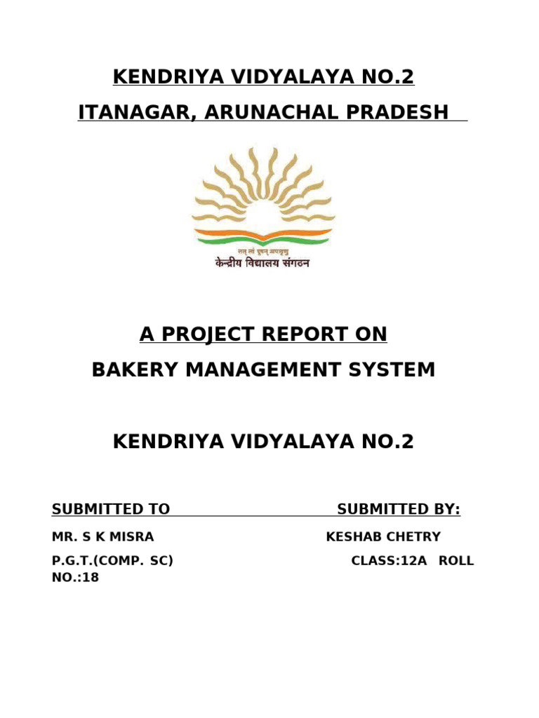 Cs Project Report Template Tacha 1 | PDF | Career & Growth | Art