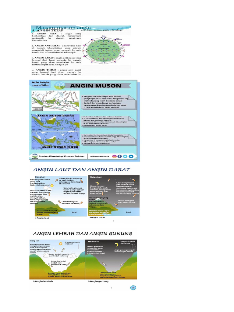 Macam Macam Awan, Angin, Hujan | PDF