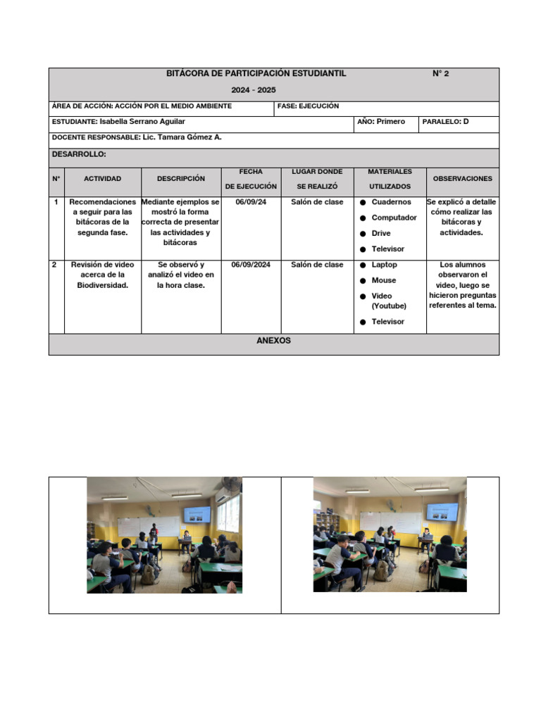 Bitácora 2 Semana 2 | PDF