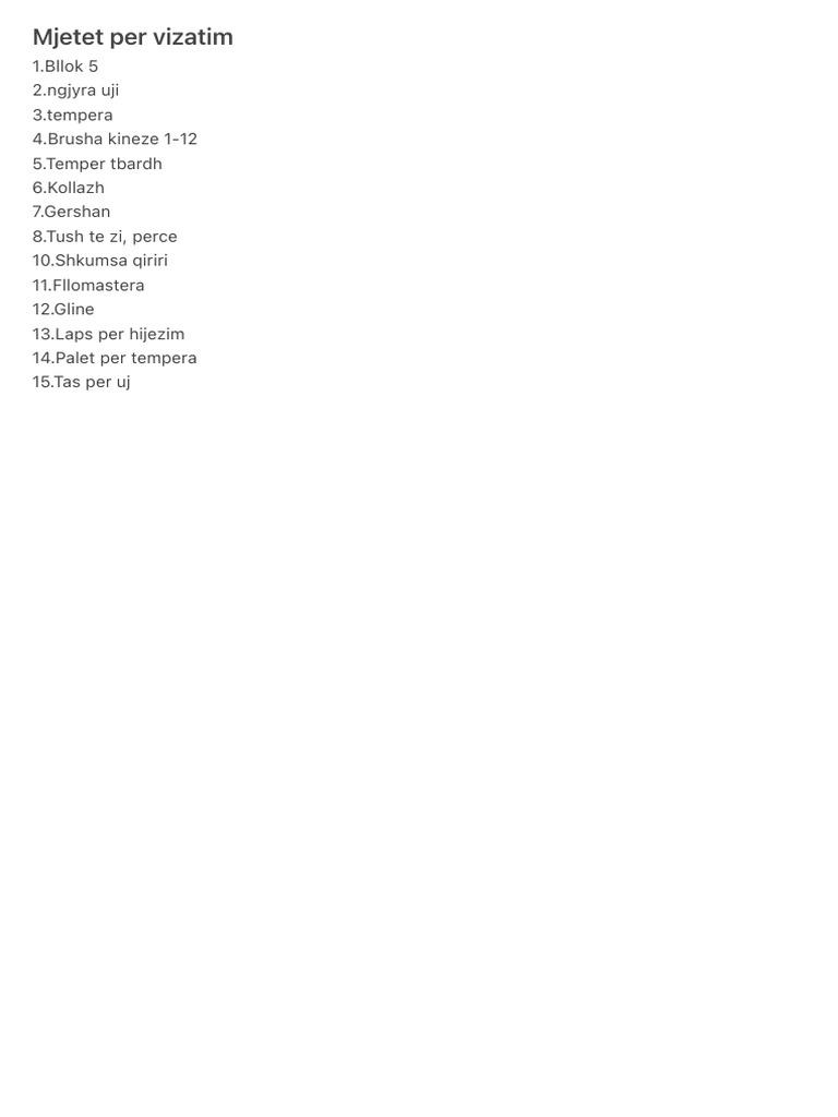 Mjetet Per Vizatim | PDF