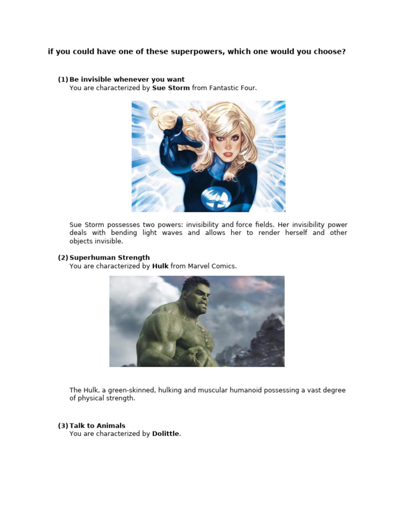 SuperPowers - SuperHeros | PDF | Young Adult | General Fiction