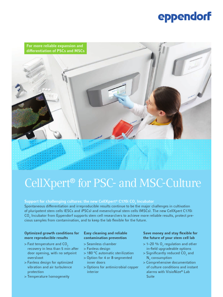 CO2 Incubators - Flyer - CellXpert C170i - CellXpert CO2 Incubator C170i PSC MSC Culture | PDF ...