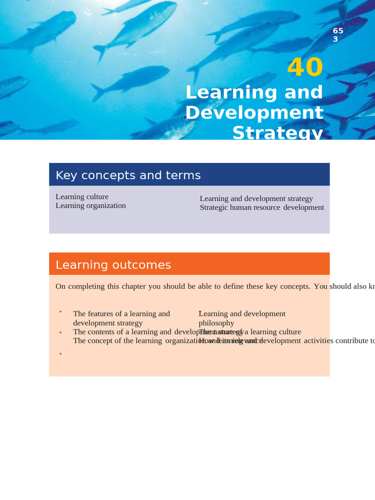 40 - Learning and Development Strategy | PDF | Learning | Empowerment