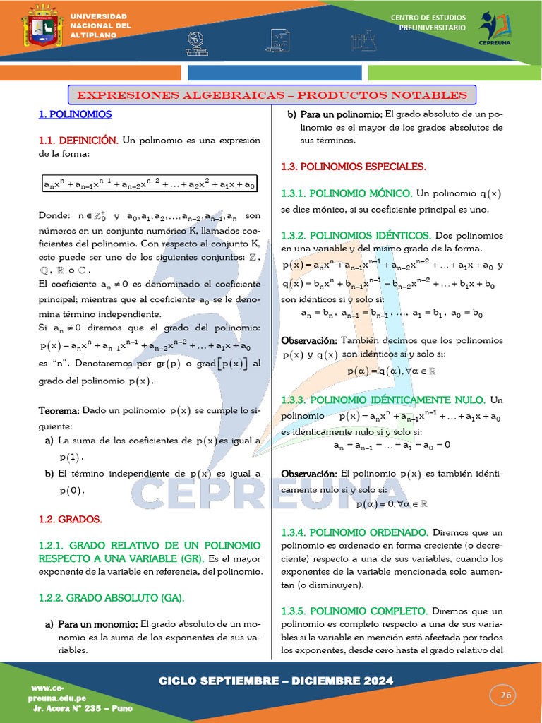 Cuadernillo-20241006 171025MJfD | PDF | Análisis matemático | Álgebra abstracta
