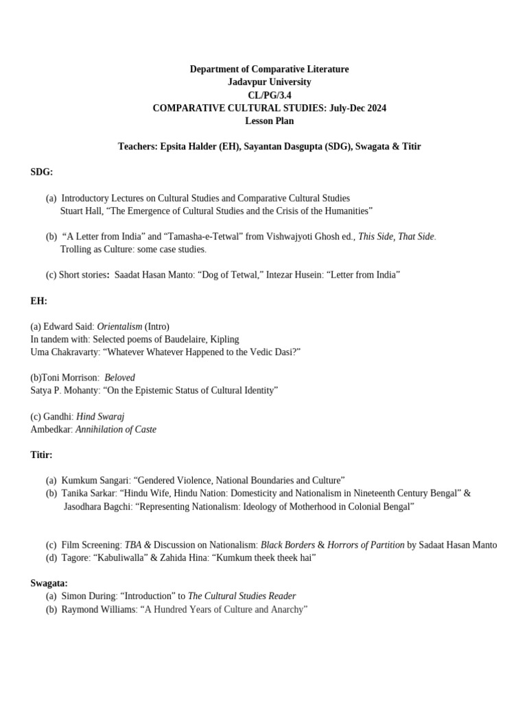 PG II 3 4 Lesson Plan 2024 Revised PDF