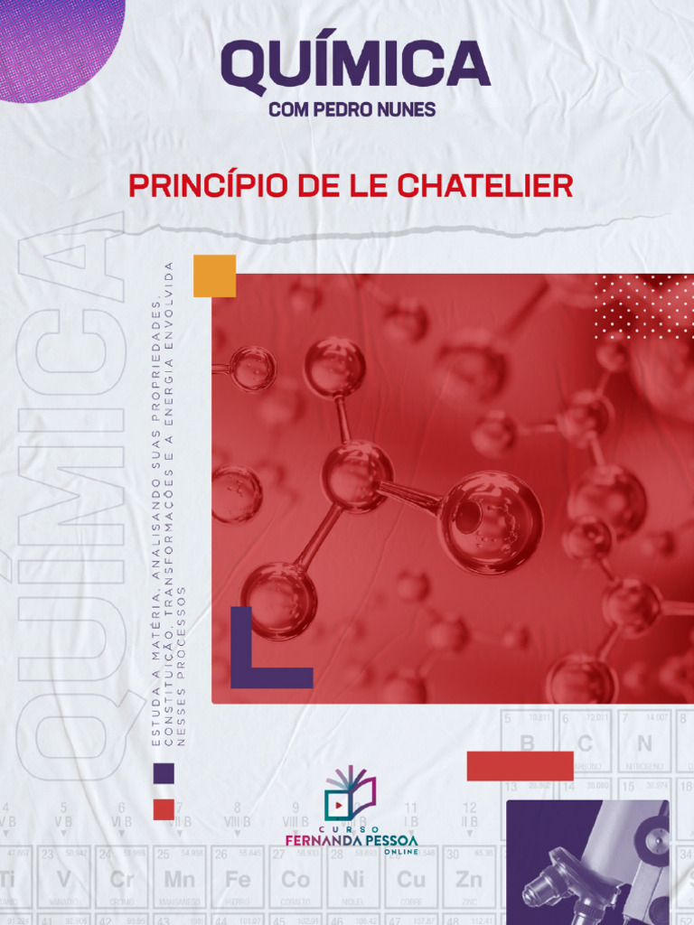 22 - Princípio de Le Chatelier | PDF | Equilíbrio químico | Umidade