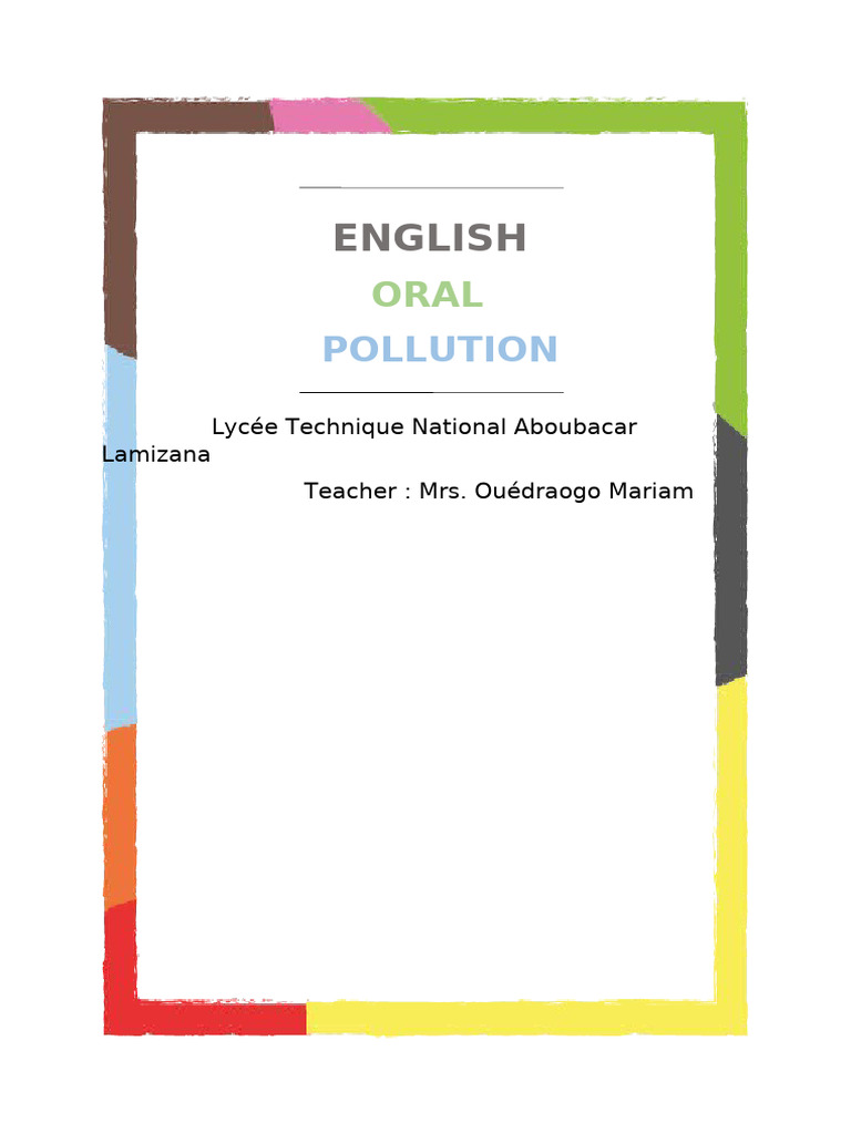 ENGLISH ORAL 2 | PDF