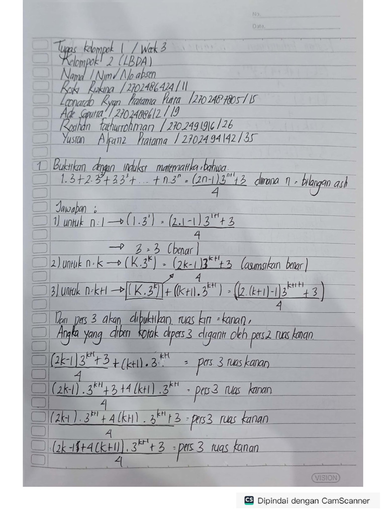 TK1-W3-S4-R1 - Kelompok 2 - Kelas LBDA - Mathematics | PDF