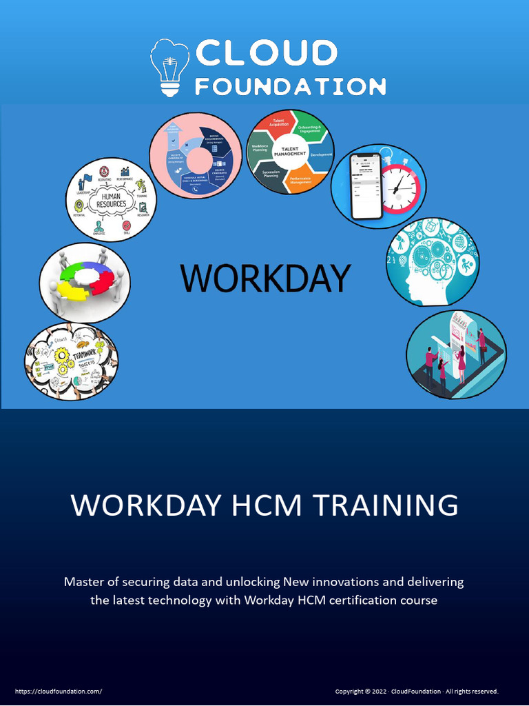 Workday HCM Course Content | PDF | Human Resource Management | Business