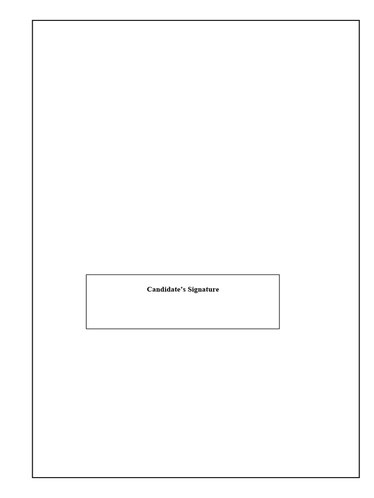 Computer Science Model Paper Ix Paper Ii Pdf Command Line Interface Software Engineering