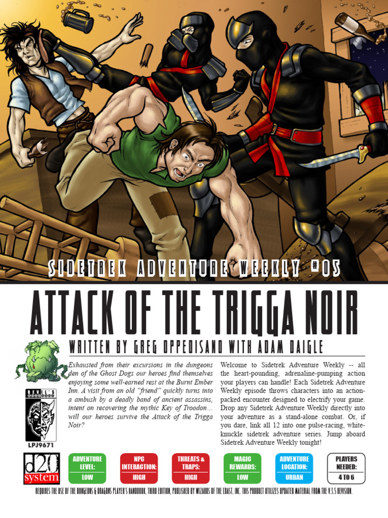 1-5 Levels Part 5 - Attack of The Trigga Noir | PDF