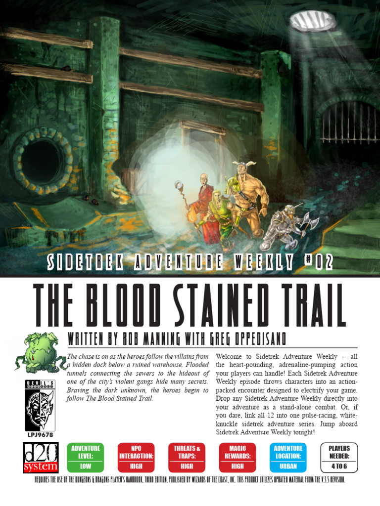 1-5 Levels Part 2 The Blood Stained Trail | PDF