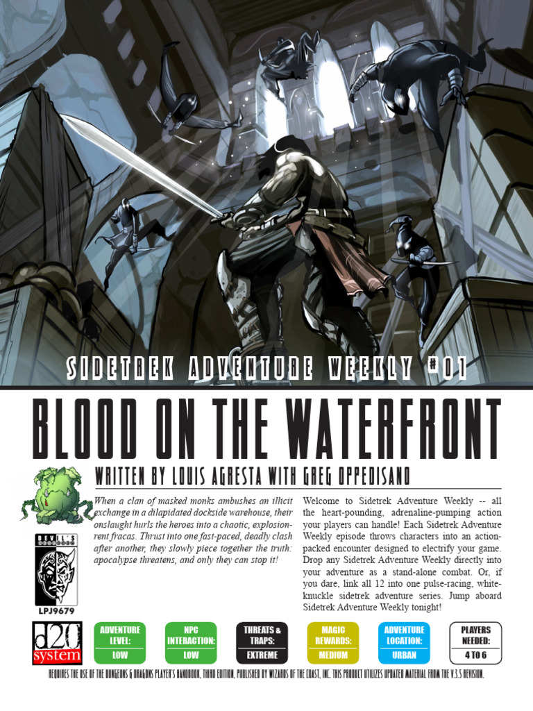1-5 Levels Part 1 Blood On The Waterfront | PDF
