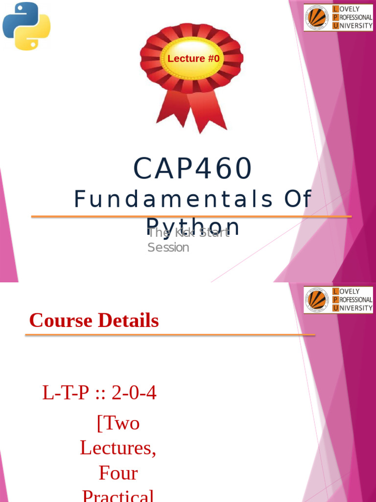 Lecture11 30272 CAP460 Lecture0 | PDF | Control Flow | Computer Program
